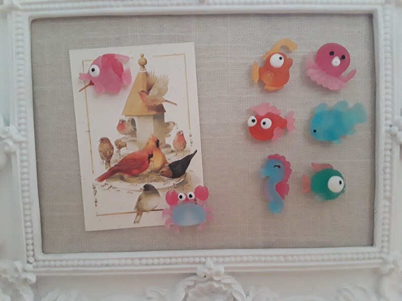 Sea Creature Magnet Set 8 Pcs Refrigerator Magnets | Etsy