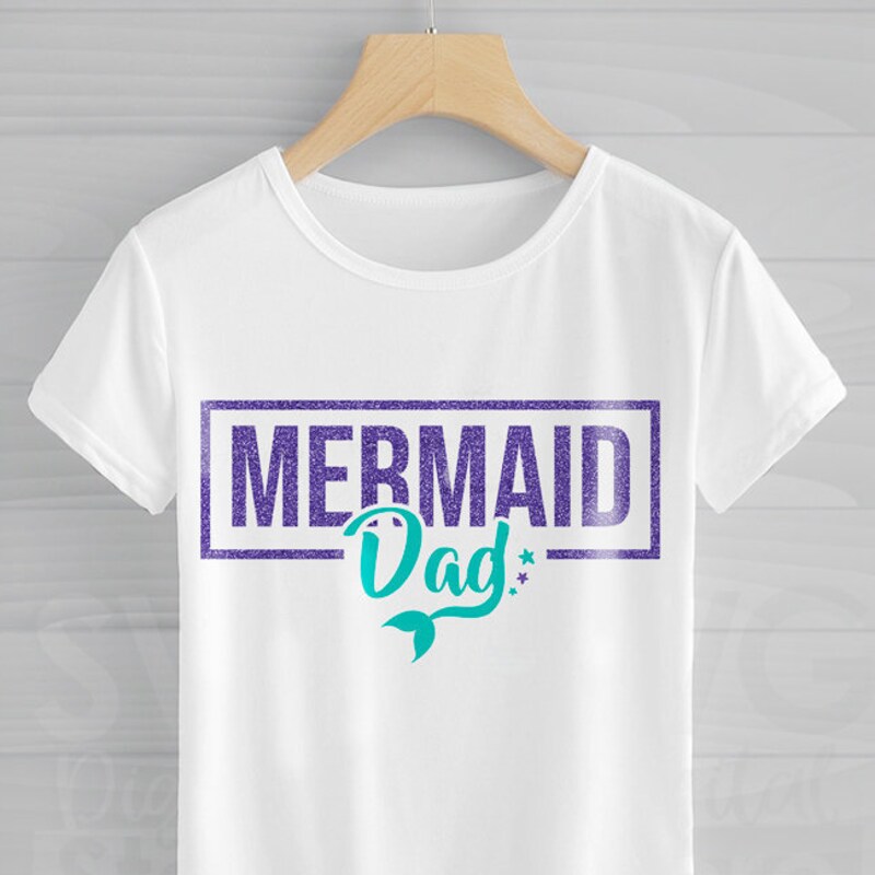Mermaid Dad Shirt - Etsy