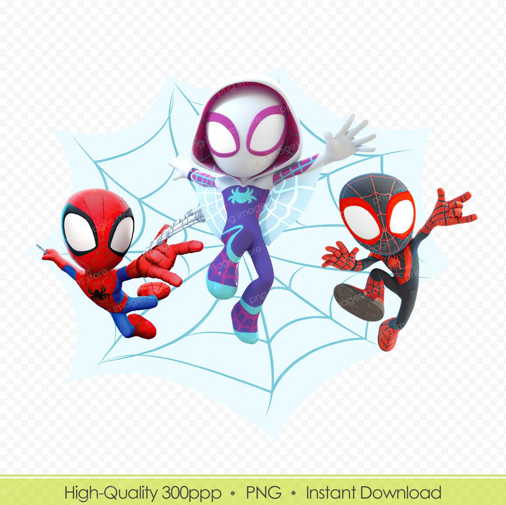Spidey and His Amazing Friends Digital PNG Image Transparent Background ...