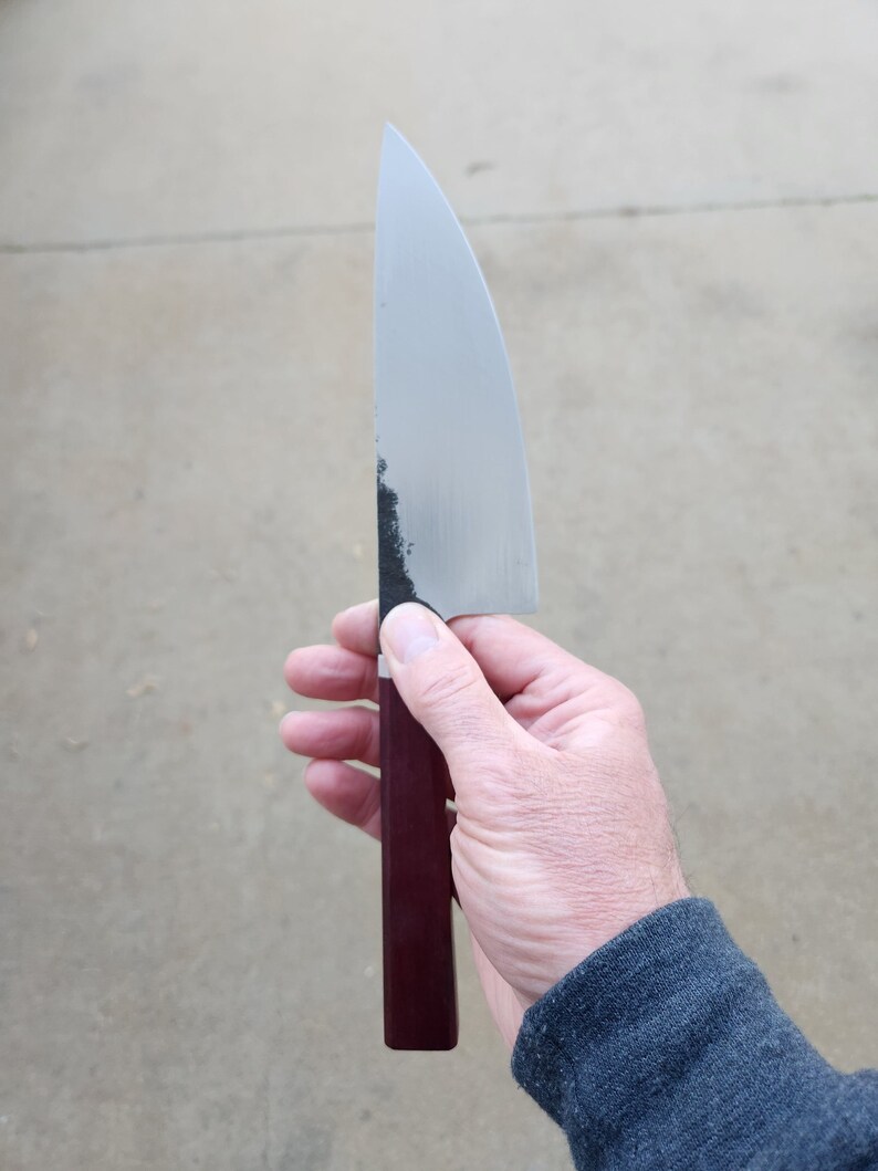 Hand Forged Chef's Knife and Cover. - Etsy