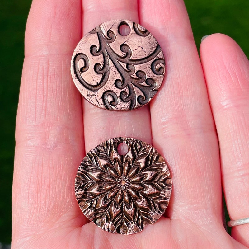 Handmade Copper Pendant - Etsy