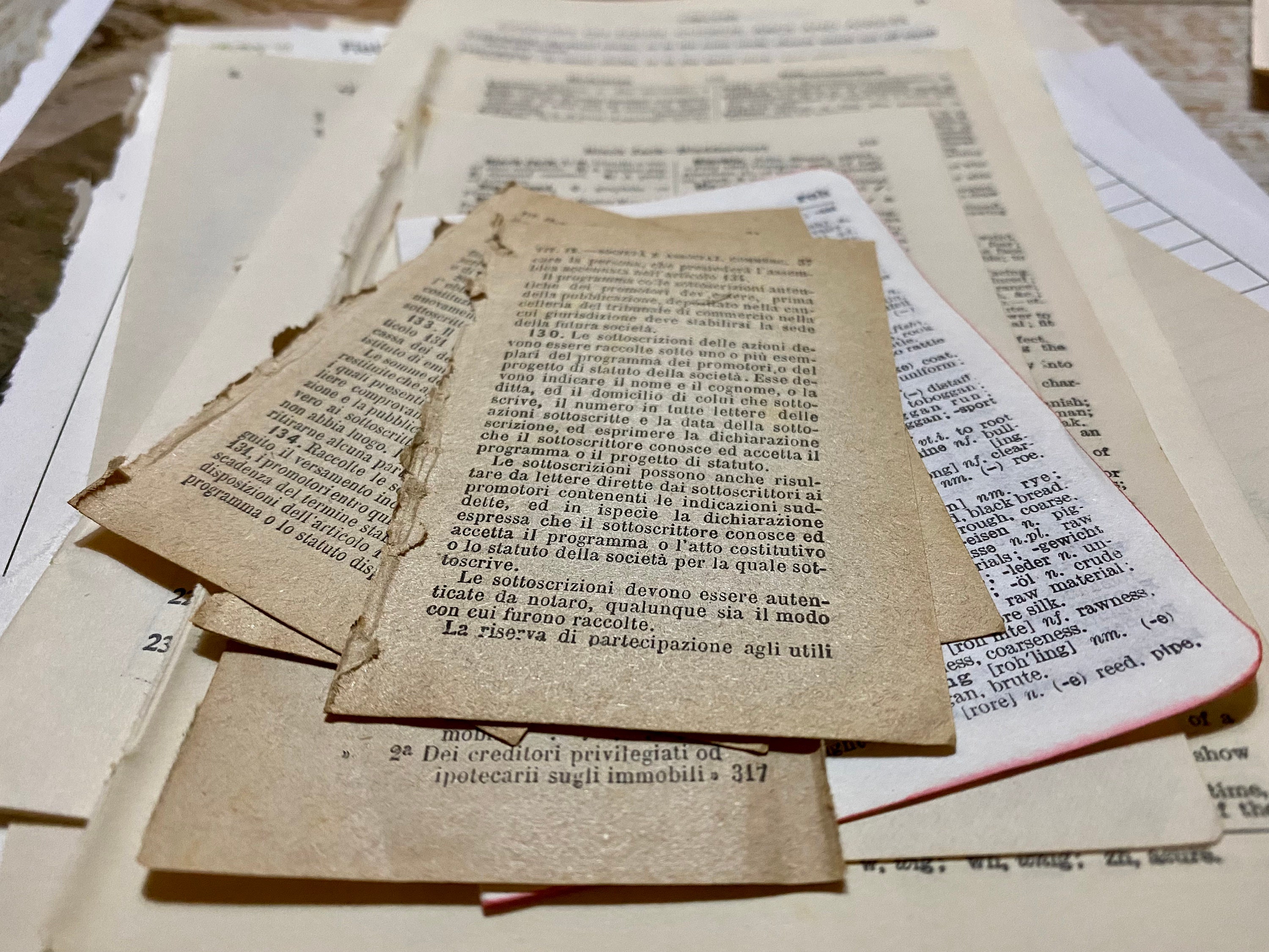 Bundle of Fifty Pages Plus Vintage and Antique Book Pages for Junk ...