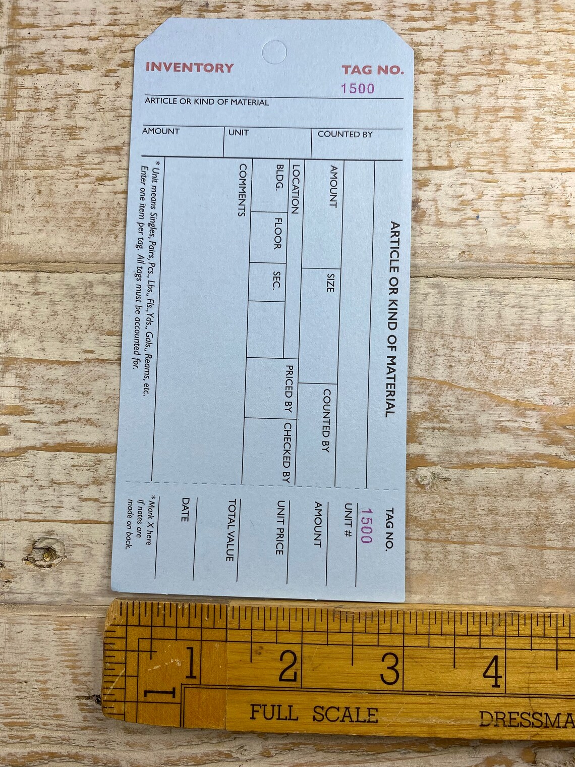 Etiqueta de inventario azul claro conjunto de 10 / | Etsy