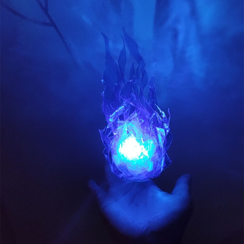 Blue Floating Fire - Etsy Denmark