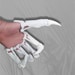 Halloween Party Cosplay Mechanical Robot Gloves Black Technology Gloves ...