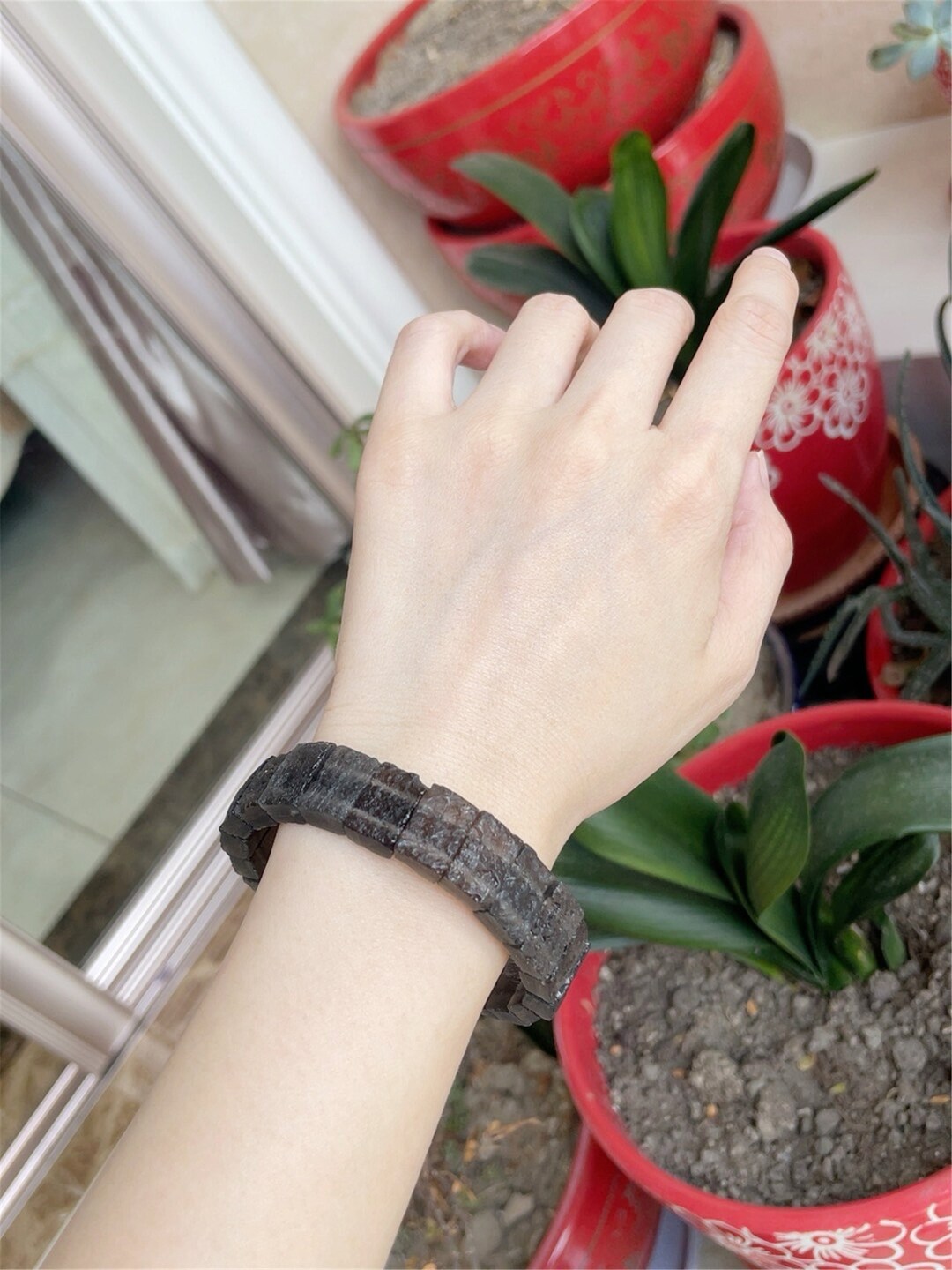 Saffordite Meteorite Bracelets,real Meteorite Ring Men Wedding Band ...