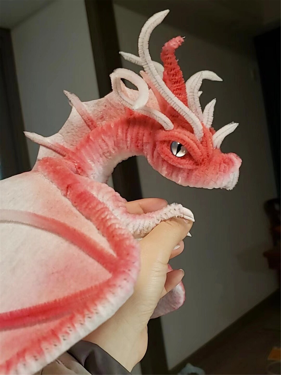 Red Dragon Dolls,charm Gold Fantasy Dragon Babe Toy,pterosaur Plush ...