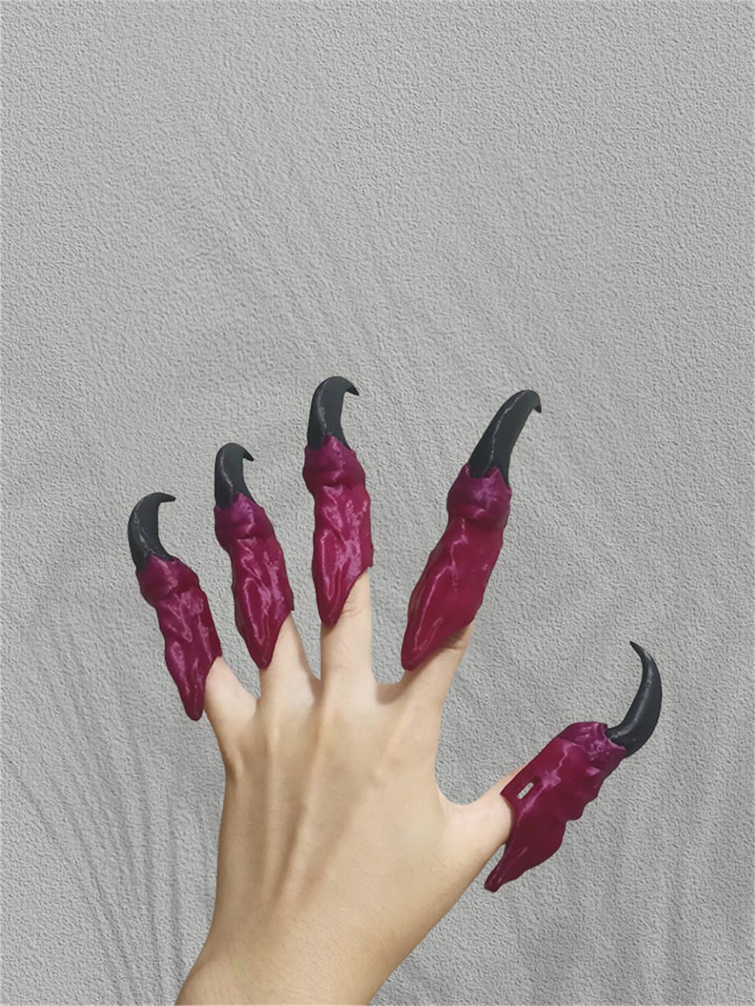 Furry Hand Claws Halloween Party Cosplay Mechanical Robot Gloves ...