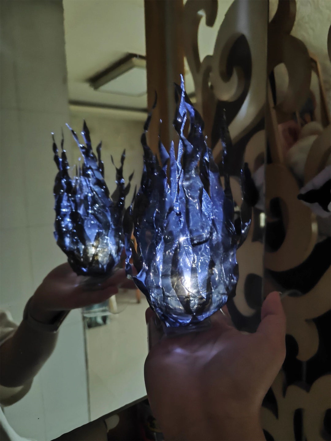 Halloween Party Floating Fireball Prop, Halloween Cosplay Prop ...