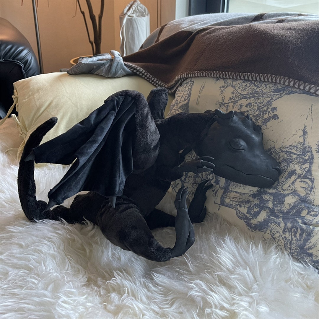 Custom Black Dragon Dolloriginal Design Fantasy Dragon - Etsy