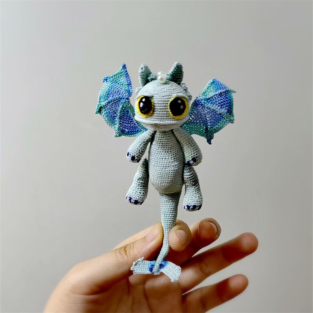 Crochet Dragon Doll Custom Cartoon Dragon Toys Crochet Characters ...