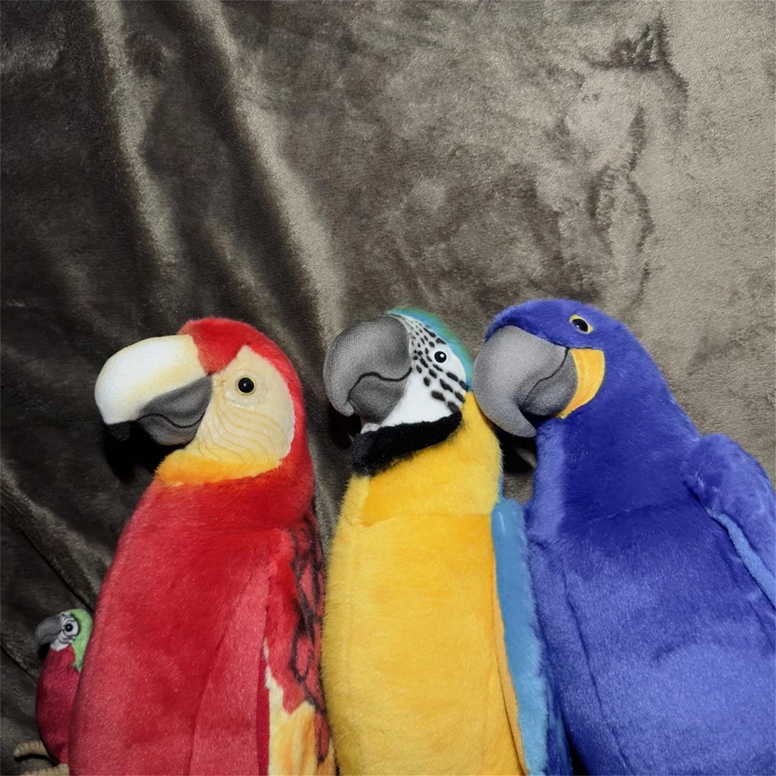 Handmade Realistic Hyacinth Macaw Plush Doll Bedroom Ornament - Etsy