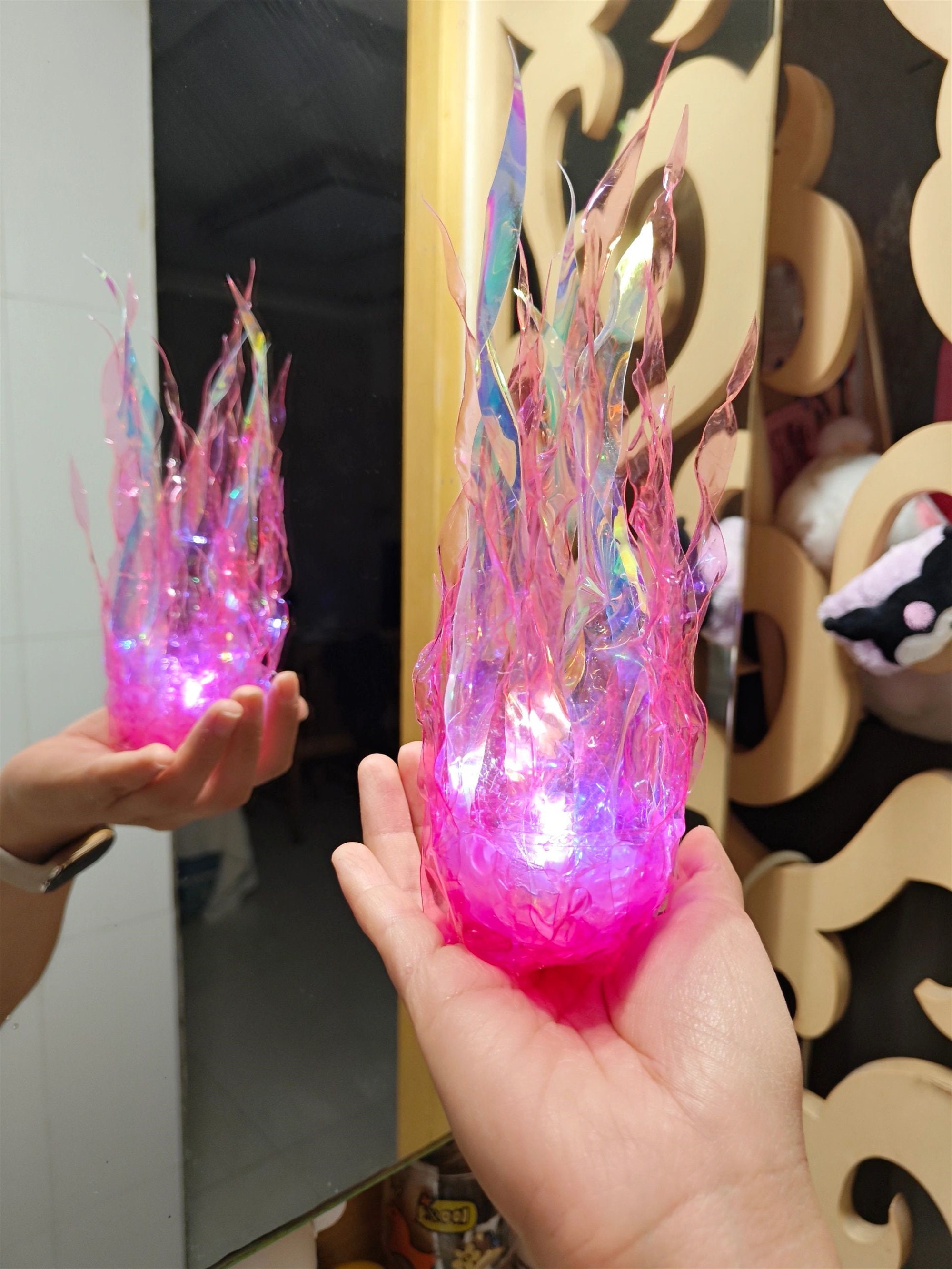 Pink Floating Fireball Prop Halloween Party Cosplay Convention ...