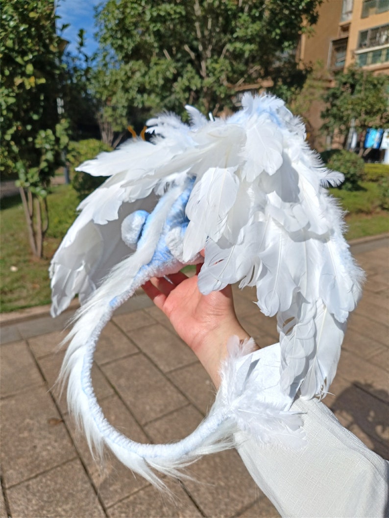 Feather Blue Dragon Dolls,fantasy Dragon Babe Toy,pterosaur Plush Doll ...