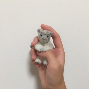 Handmade Leopard Doll Snow Leopard Babe Toy,custom Wild Animal Portrait ...