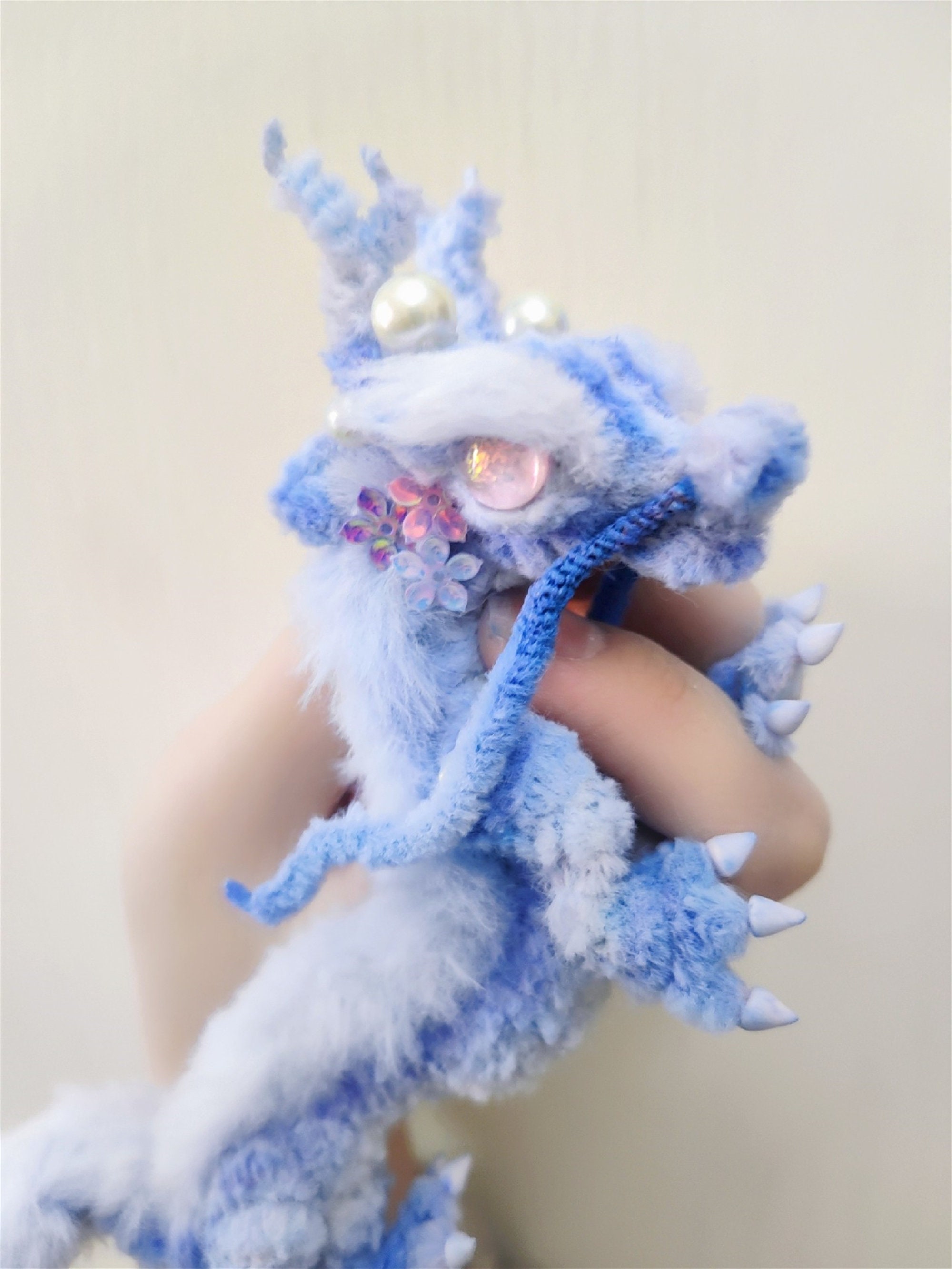 Kawaii Blue Dragon Dolls,plush Fantasy Dragon Toy,holy Dragon Plush ...