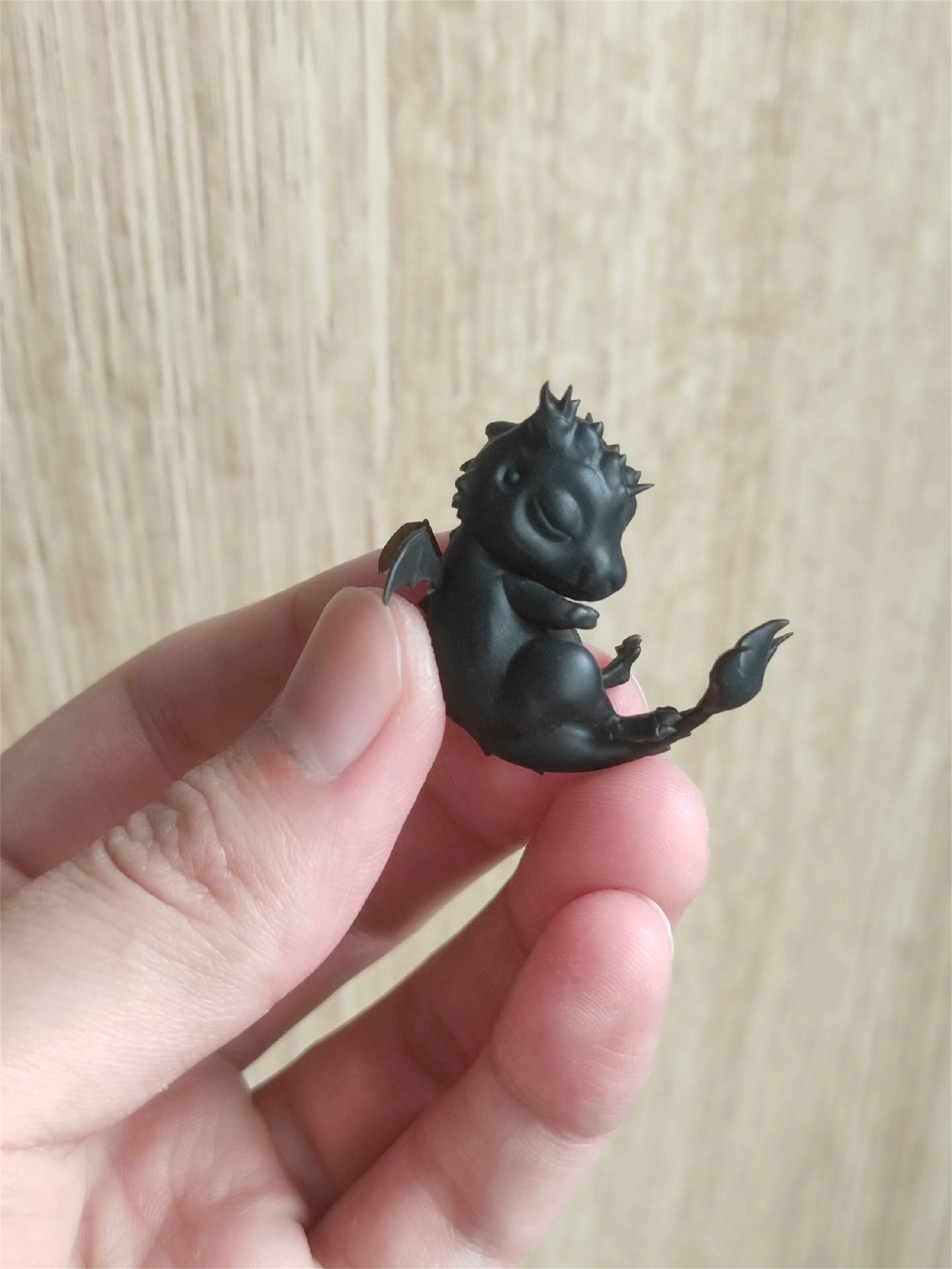 Baby Dragon Embryo Sculpture Toycute Dragon Dollsfantasy - Etsy