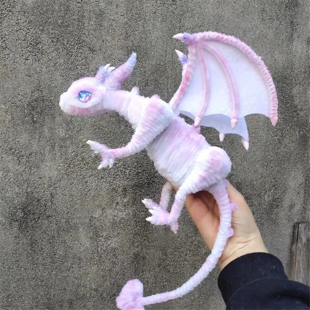 Pink Dragon Dolls,gray Fantasy Dragon Babe Toy,brown Pterosaur Plush ...