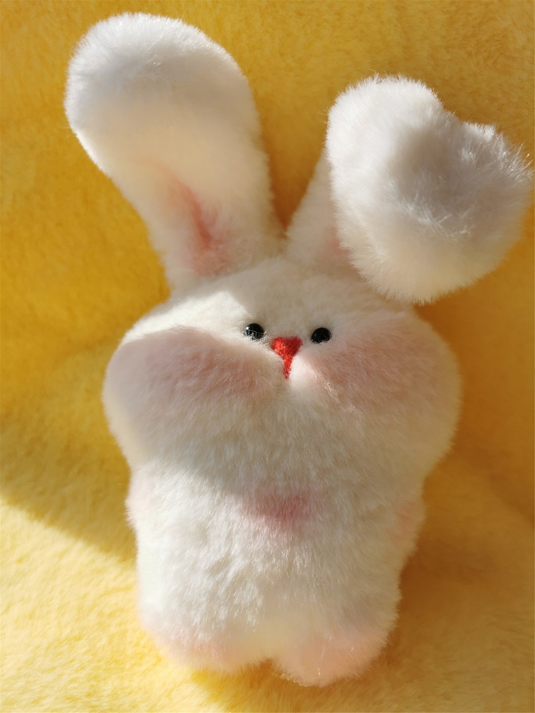 White Rabbit Dolls,animal Fantasy Rabbits Babe Toy,pink Bunny Plush ...