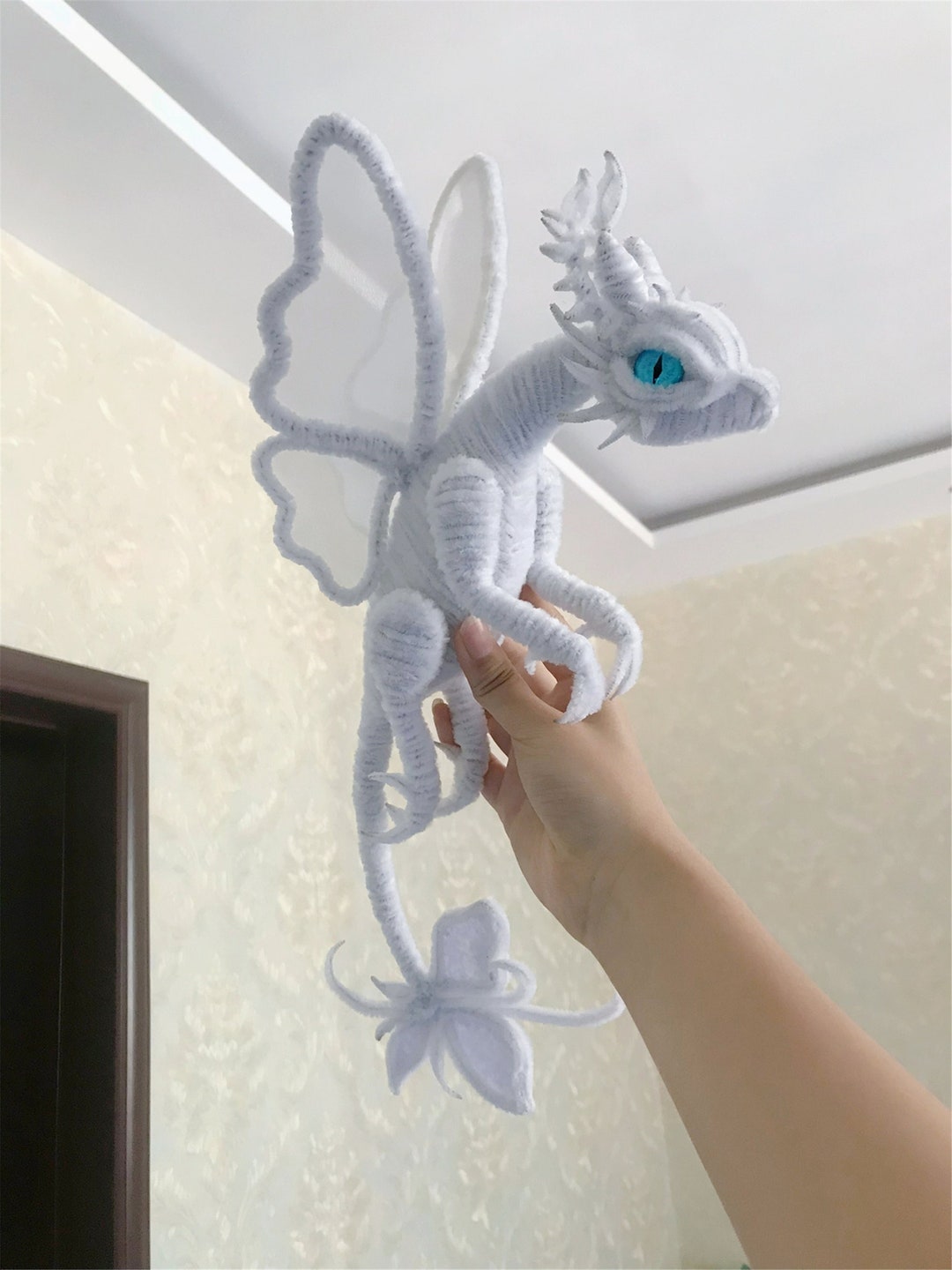 White Dragon Toys,cool Fantasy Dragon Toys,holy Dragon Plush Doll ...