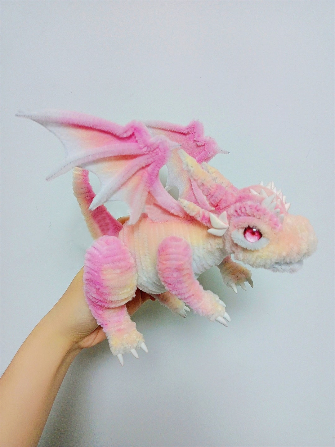 Pink Flying Dragon Dolls,green Fantasy Dragon Toy,holy Dragon Plush ...