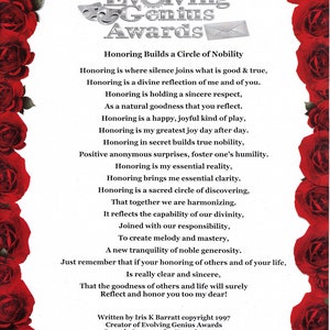 Creative Genius Award, Appreciation Award, Art Award, Party Favors ...