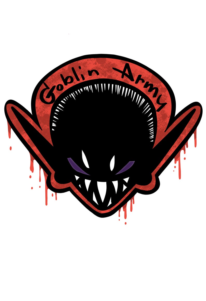 Army of Goblins Logo Holographic Stickers - Etsy