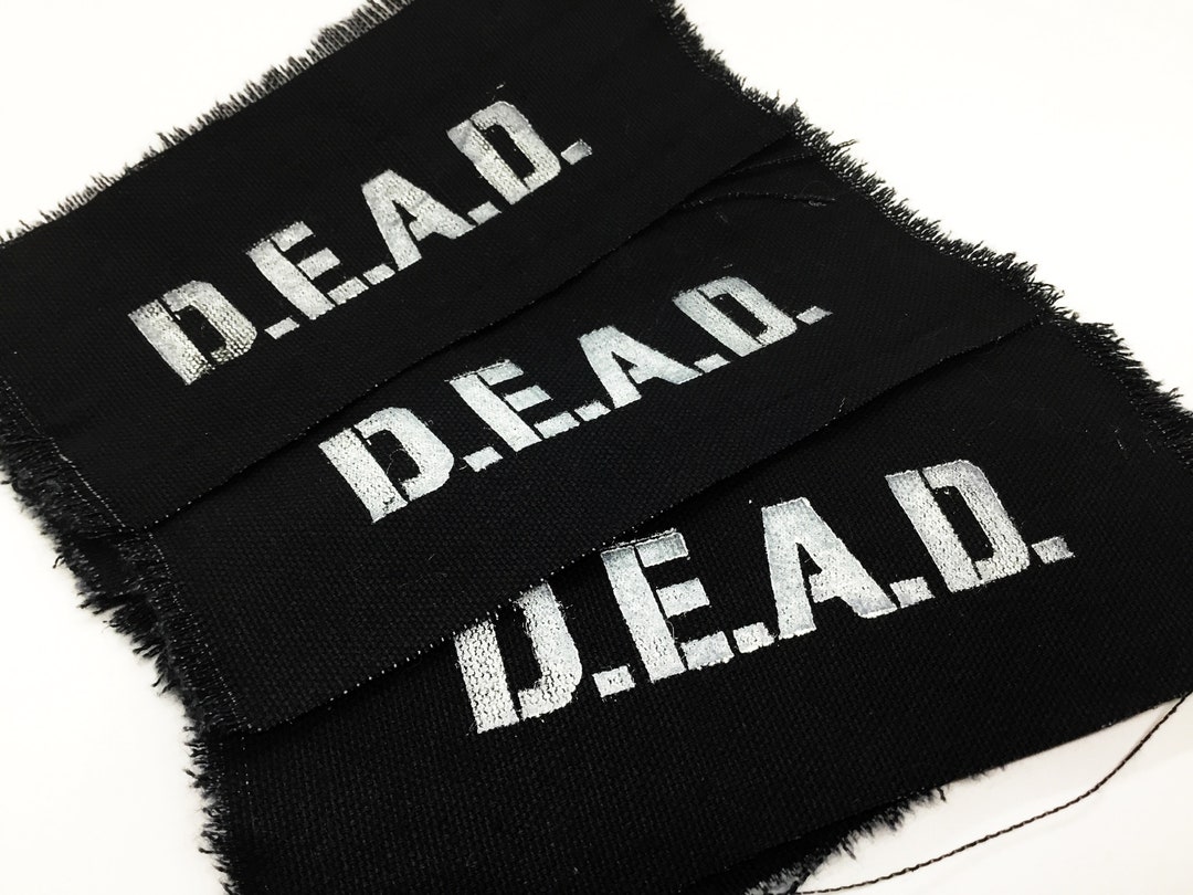 Delta Echo Alpha Delta DEAD Linocut Patch - Etsy