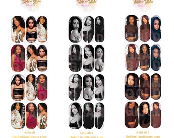 Various Tupac Waterslide Nail Decals | Etsy