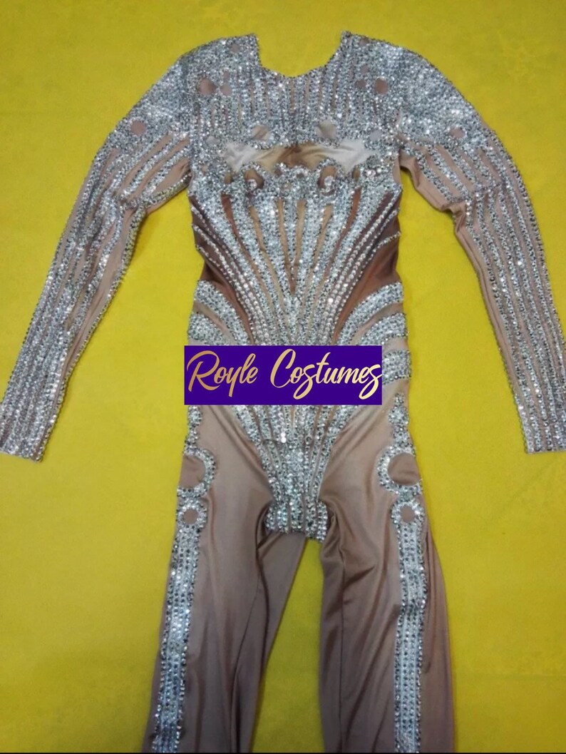 Aerial Costume for Aerialist and Circus Costume. Silver | Etsy