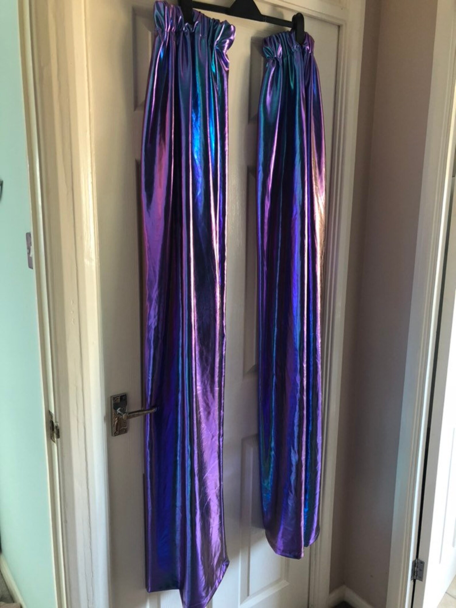 Stilt Covers in Shiny Metallic Material for Stilt Walkers and - Etsy UK
