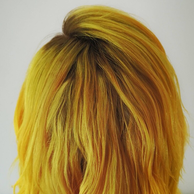 Sun Dazed Natural Rooted Yellow. 100% Remy Real Human Hair | Etsy