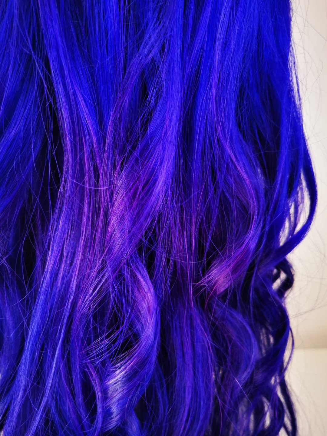 Raven, Custom Made Natural Root, Rich Violet Blue Purple 100% Remy Real ...