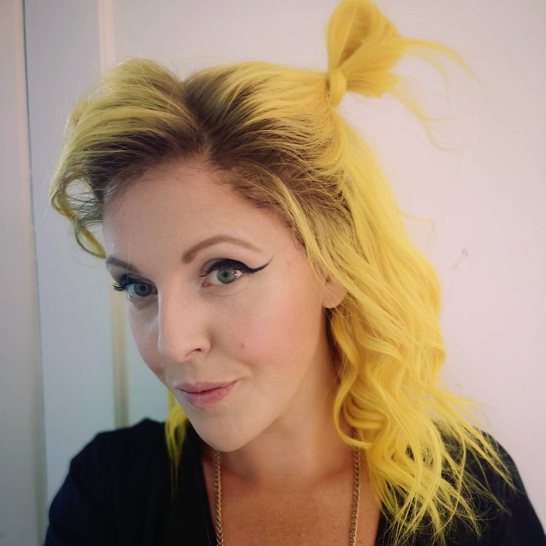 Sun Dazed, Natural Rooted, Yellow. 100% Remy, Real Human Hair, Custom ...