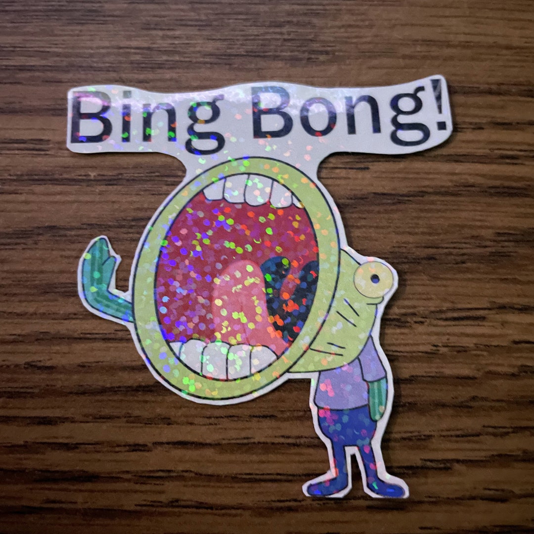Bing Bong Meme Sticker. What is Bing Bong Holographic Smudge - Etsy