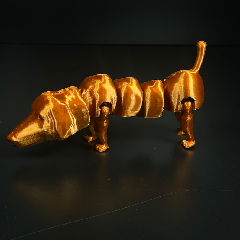 Dog Fidget Toy, Weiner Dog Dachshund, Bendy, Articulate, Stimulation ...