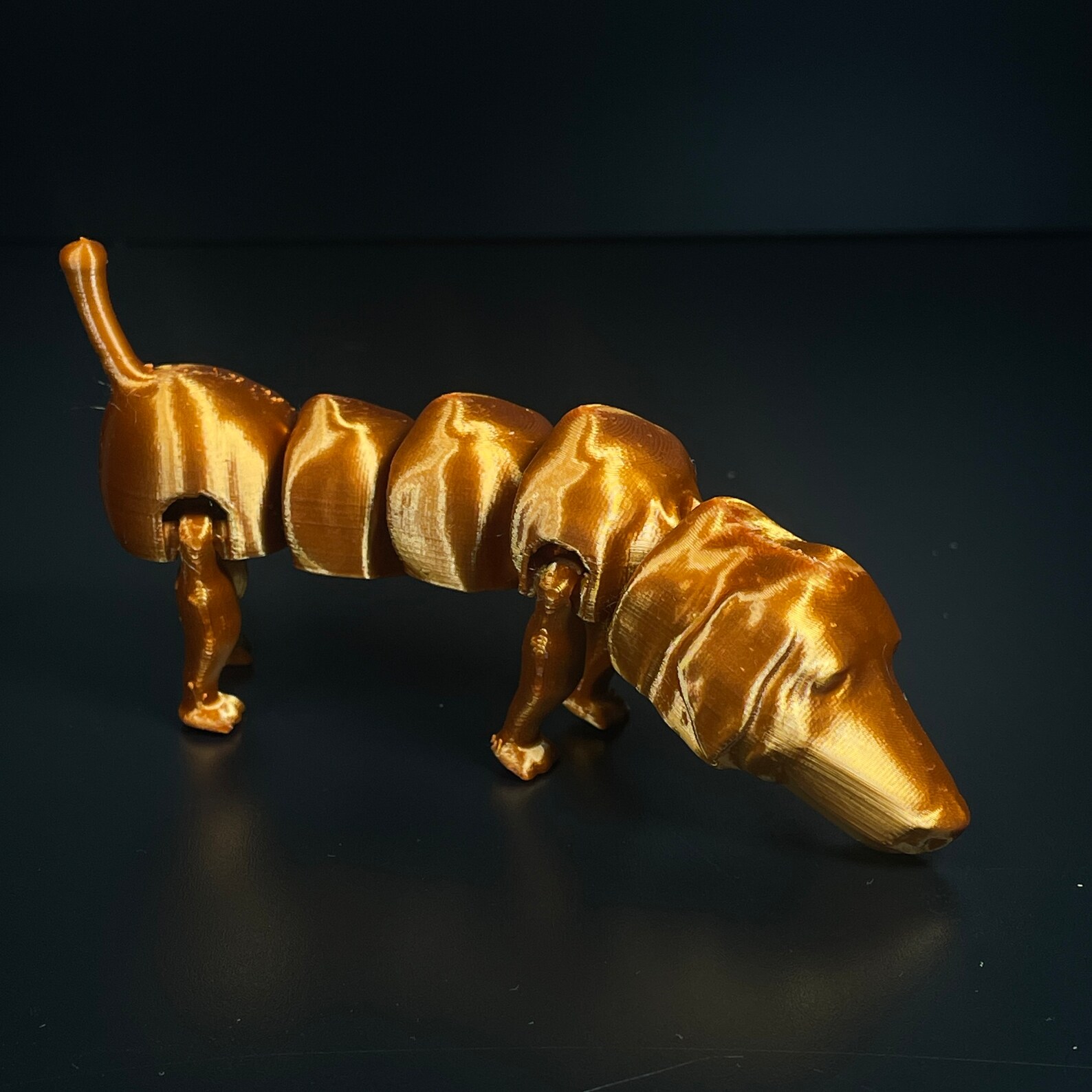 Dog Fidget Toy, Weiner Dog Dachshund, Bendy, Articulate, Stimulation ...