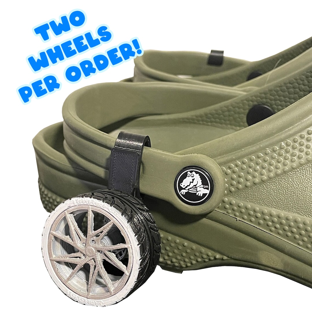 Croc Wheel Charm TWO PER ORDER , Sports Wheels, Tuner Wheel, Rims, Tire ...