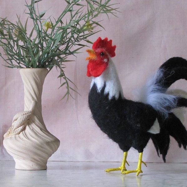 Felt Rooster - Etsy