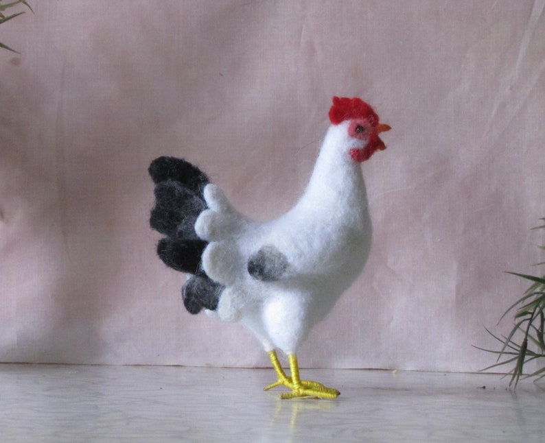 Rooster Peacock and His Family - Etsy