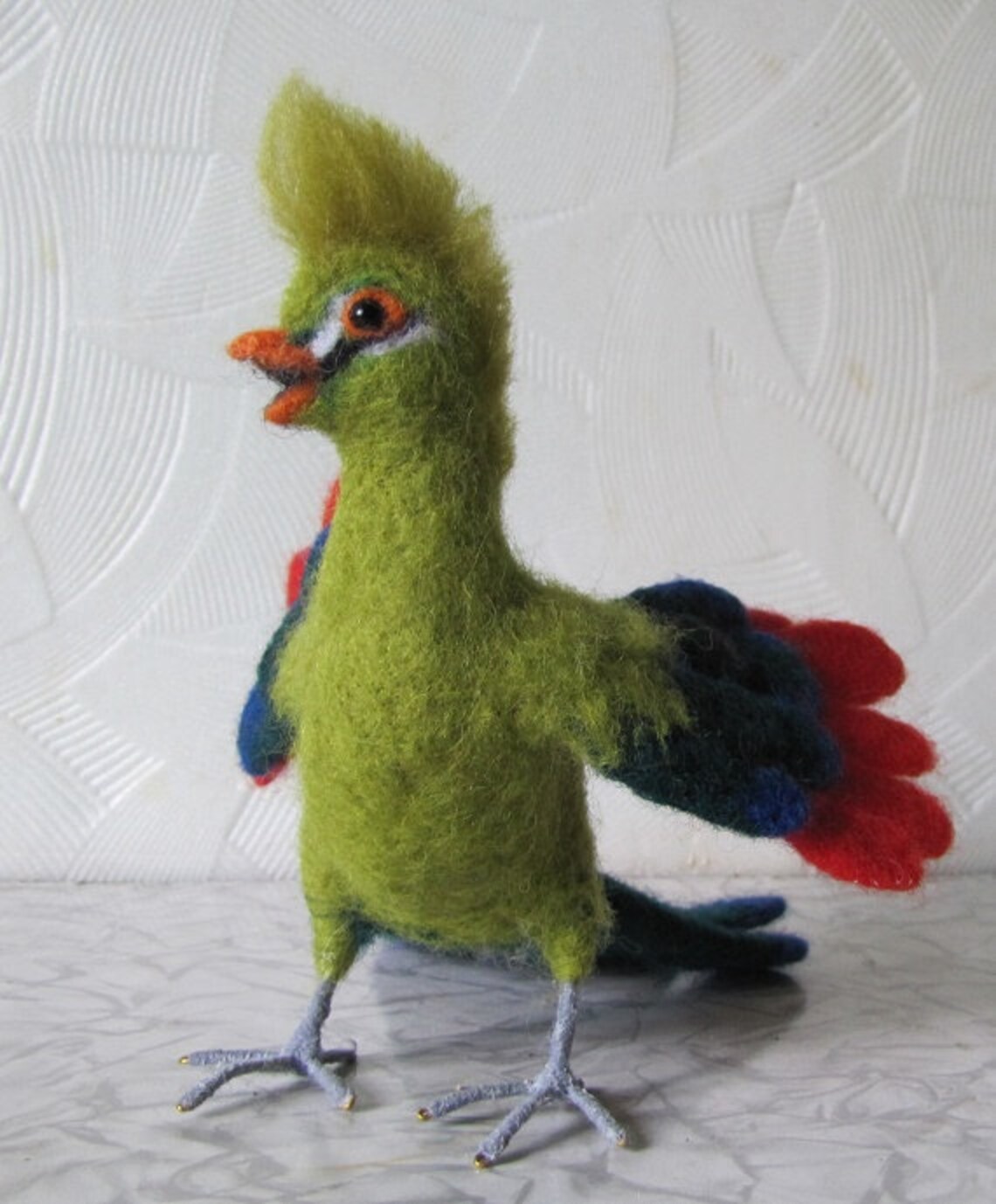 Bird of Paradise Bird of Wool Felt Bird - Etsy