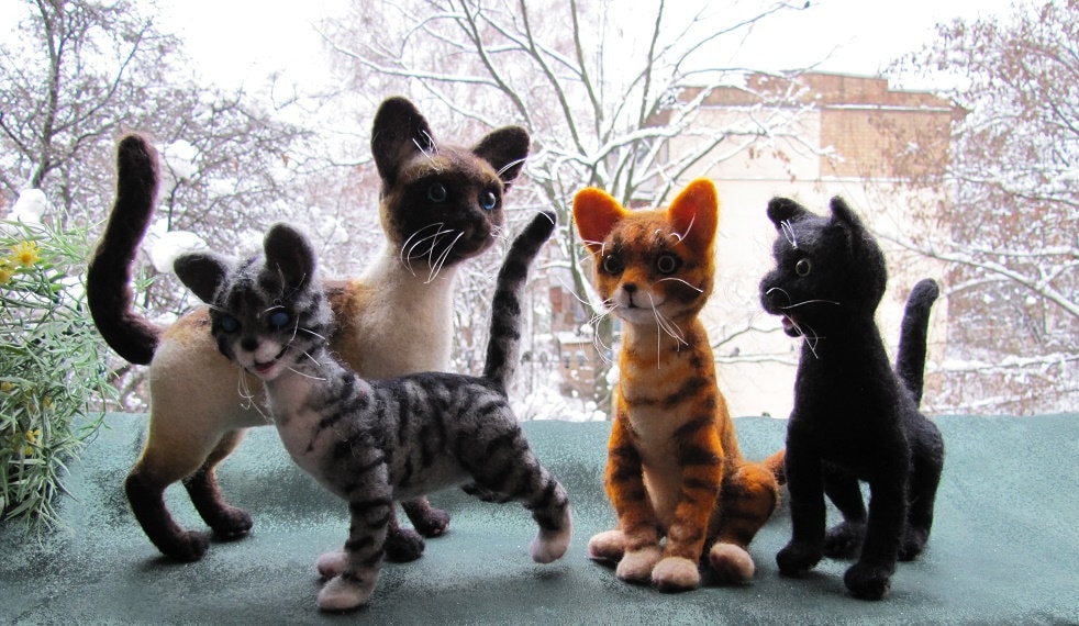 Lionblaze Kitten Made of Wool | Etsy