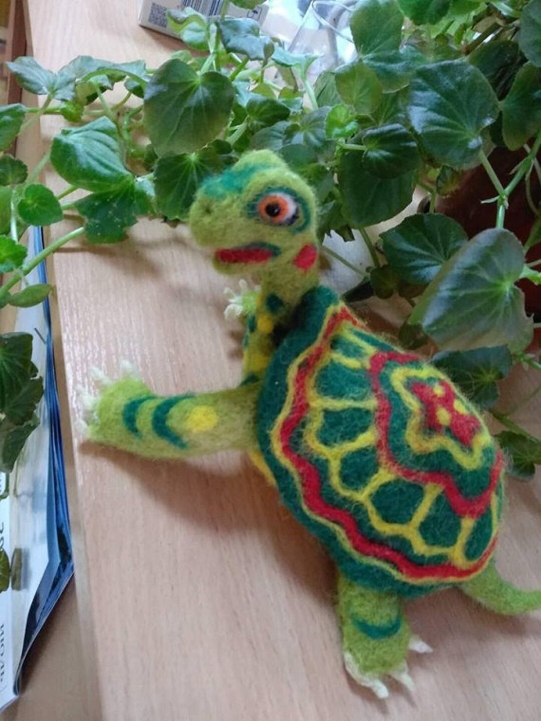 Turtle Felt Turtle Figurine Turtle Made of Wool - Etsy