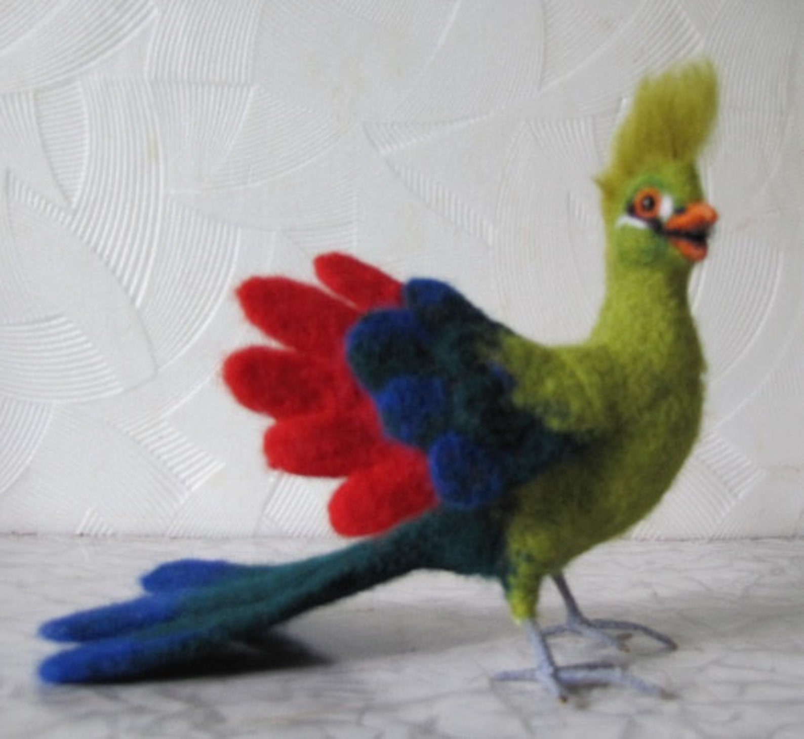 Bird of Paradise Bird of Wool Felt Bird - Etsy