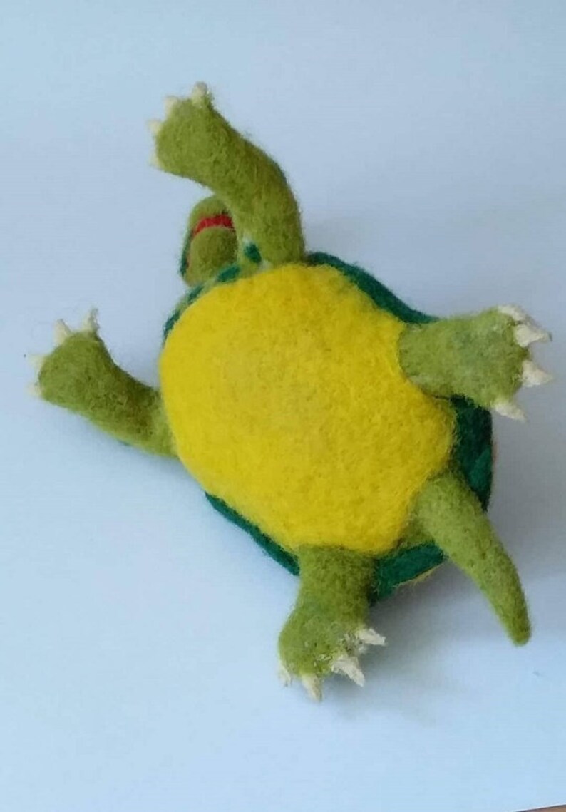 Turtle Felt Turtle Figurine Turtle Made of Wool | Etsy