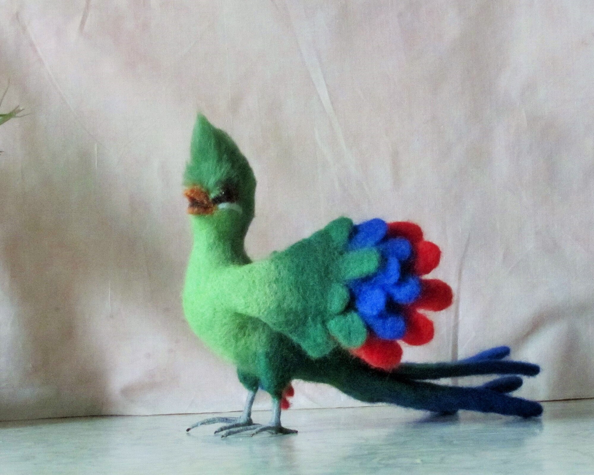 Bird of Paradise Bird of Wool Felt Bird - Etsy