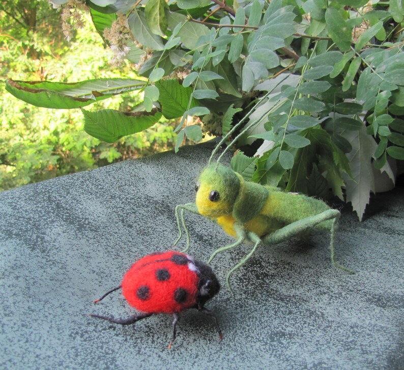 Wool Ladybug Beetle Made of Wool Gift for a Girl Good Luck - Etsy