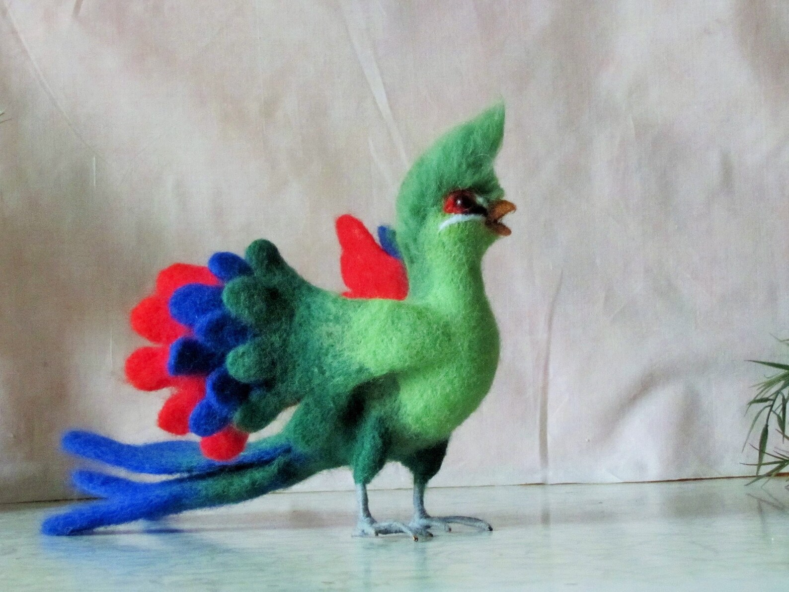 Bird of Paradise Bird of Wool Felt Bird - Etsy