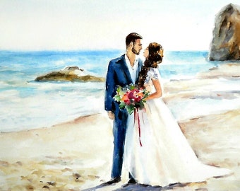 Wedding painting | Etsy