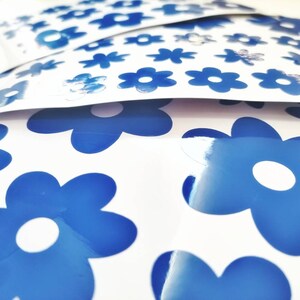 50 Re-usable Flower Window Stickers With Flowers and Hearts, Shop ...
